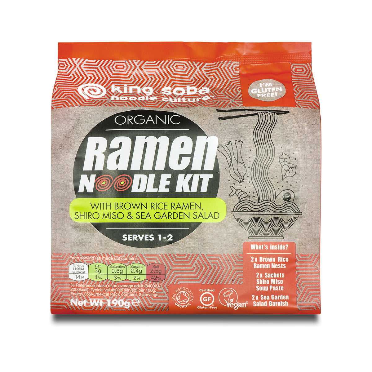 Organic Ramen Noodles | Organic Brown Rice Ramen Kit – King Soba UK
